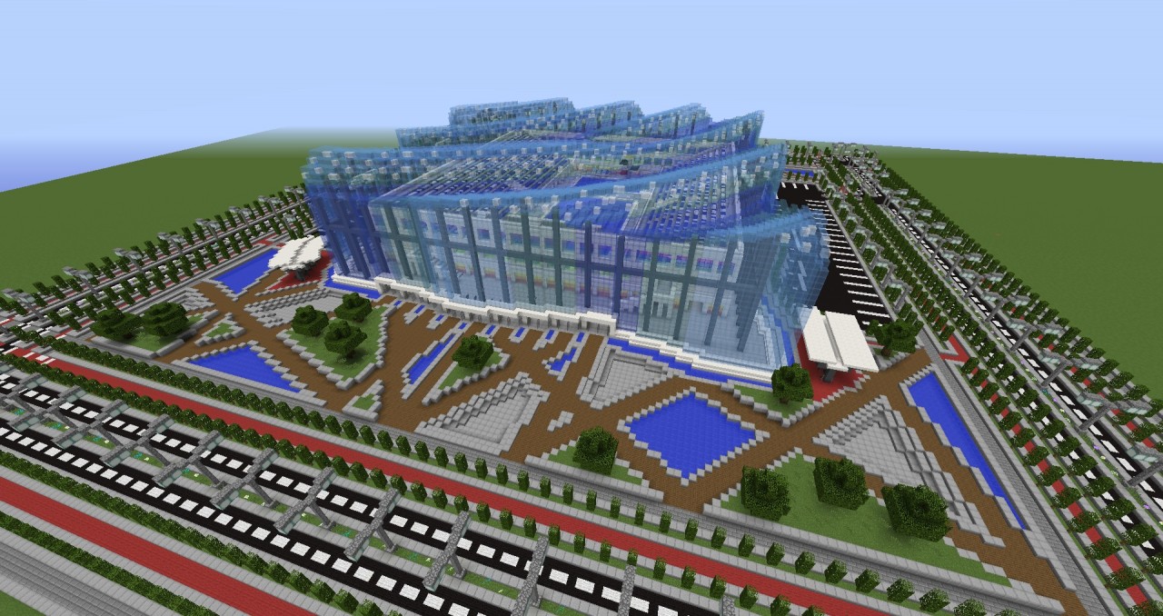Olympic aquatics centre Minecraft Map