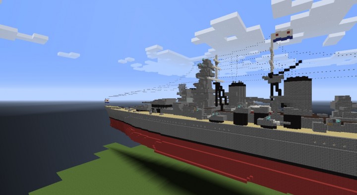 sovetsky soyuz class battleship Minecraft Map
