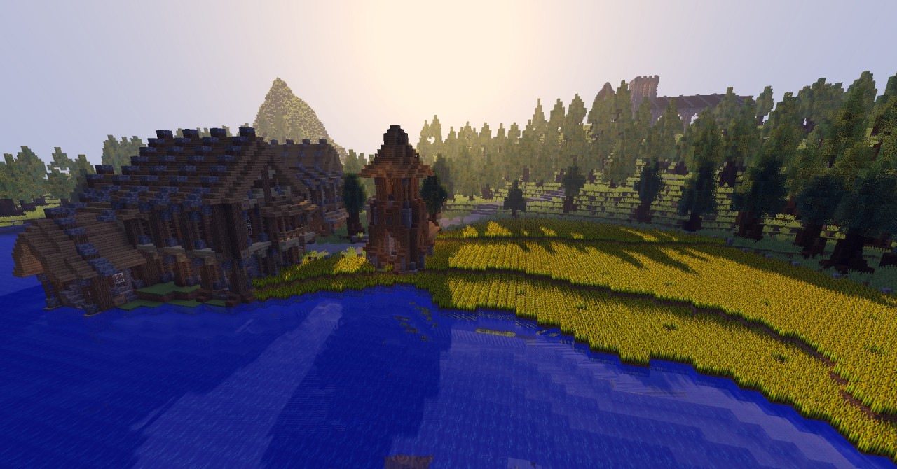 Small medieval village Minecraft Map