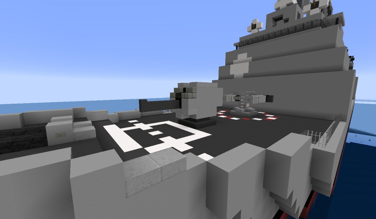 USS Ticonderoga CG-47 Minecraft Map