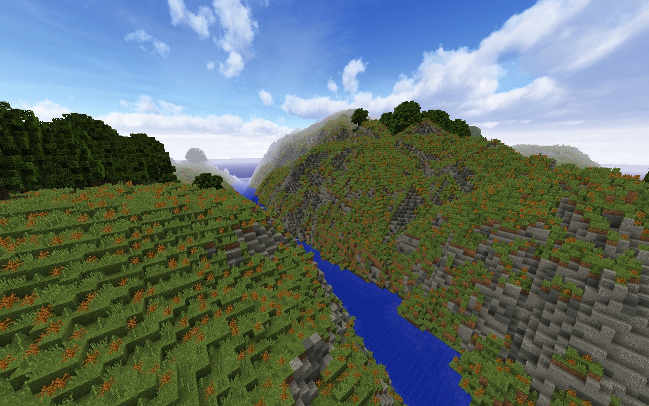 Realistic Rocky Hills Minecraft Map