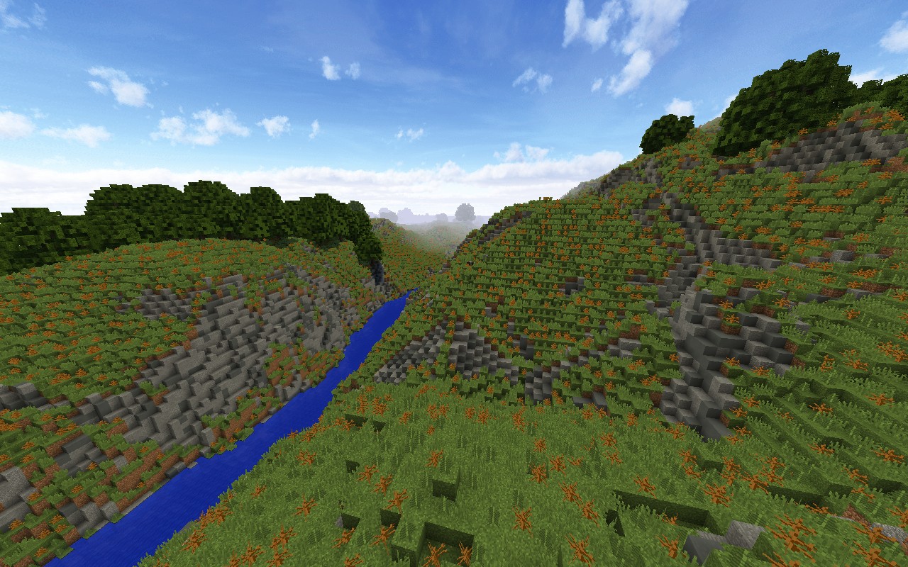 Realistic Rocky Hills Minecraft Map