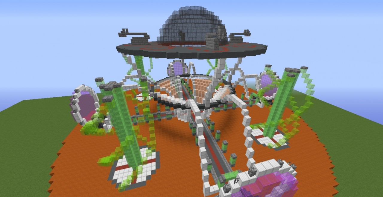 Space Themed Spawn Minecraft Map