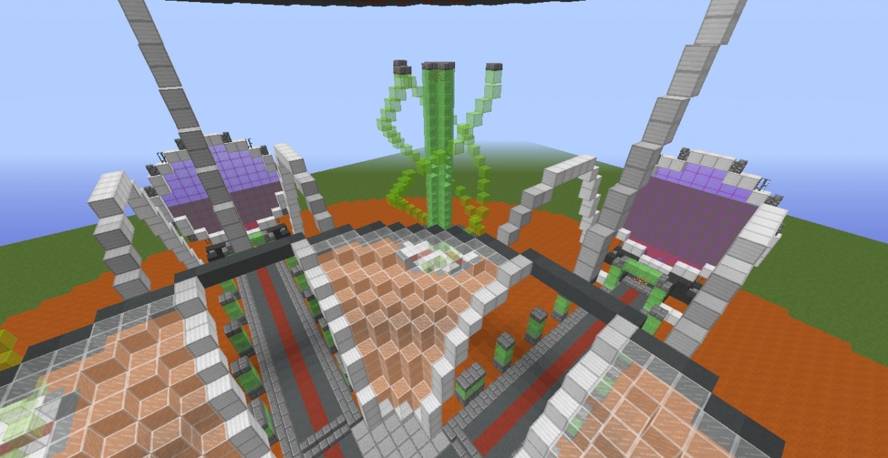 Space Themed Spawn Minecraft Map