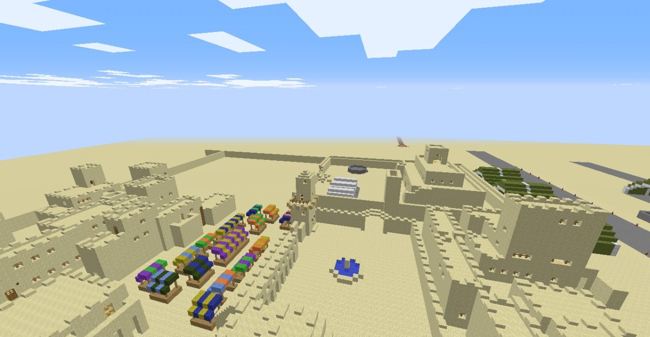 WW2 African Town Minecraft Map