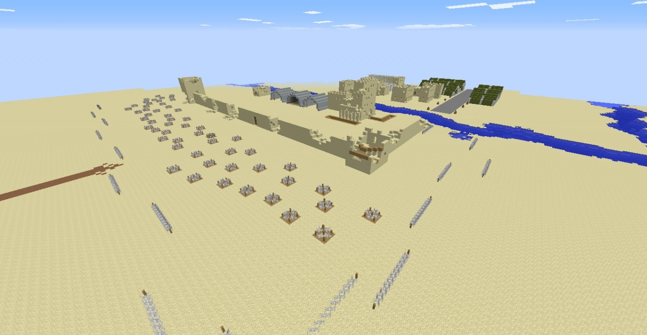 WW2 African Town Minecraft Map