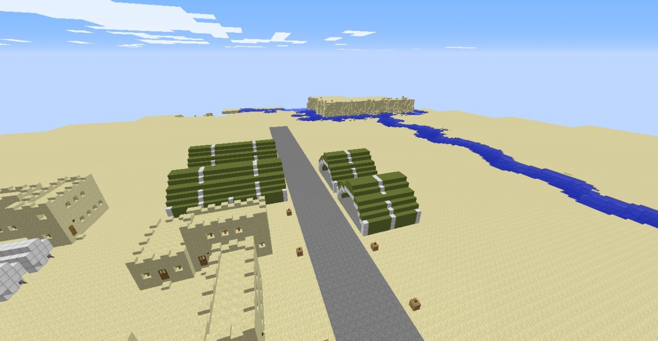 WW2 African Town Minecraft Map