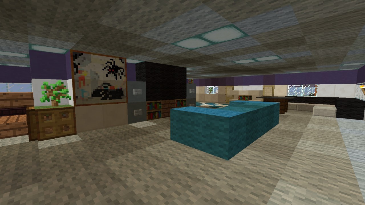 Purple Luxury Apartments Minecraft Map