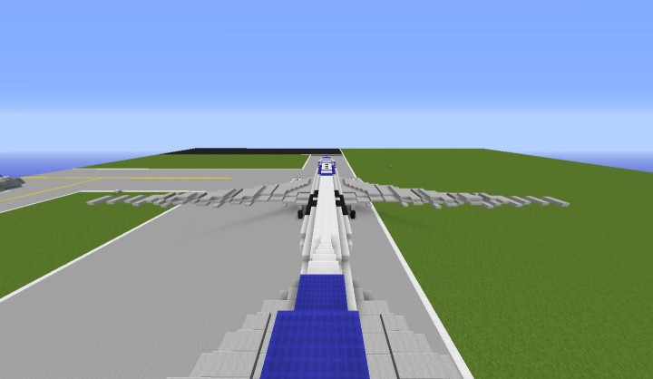 R2D2 ANA 787-8 Minecraft Map