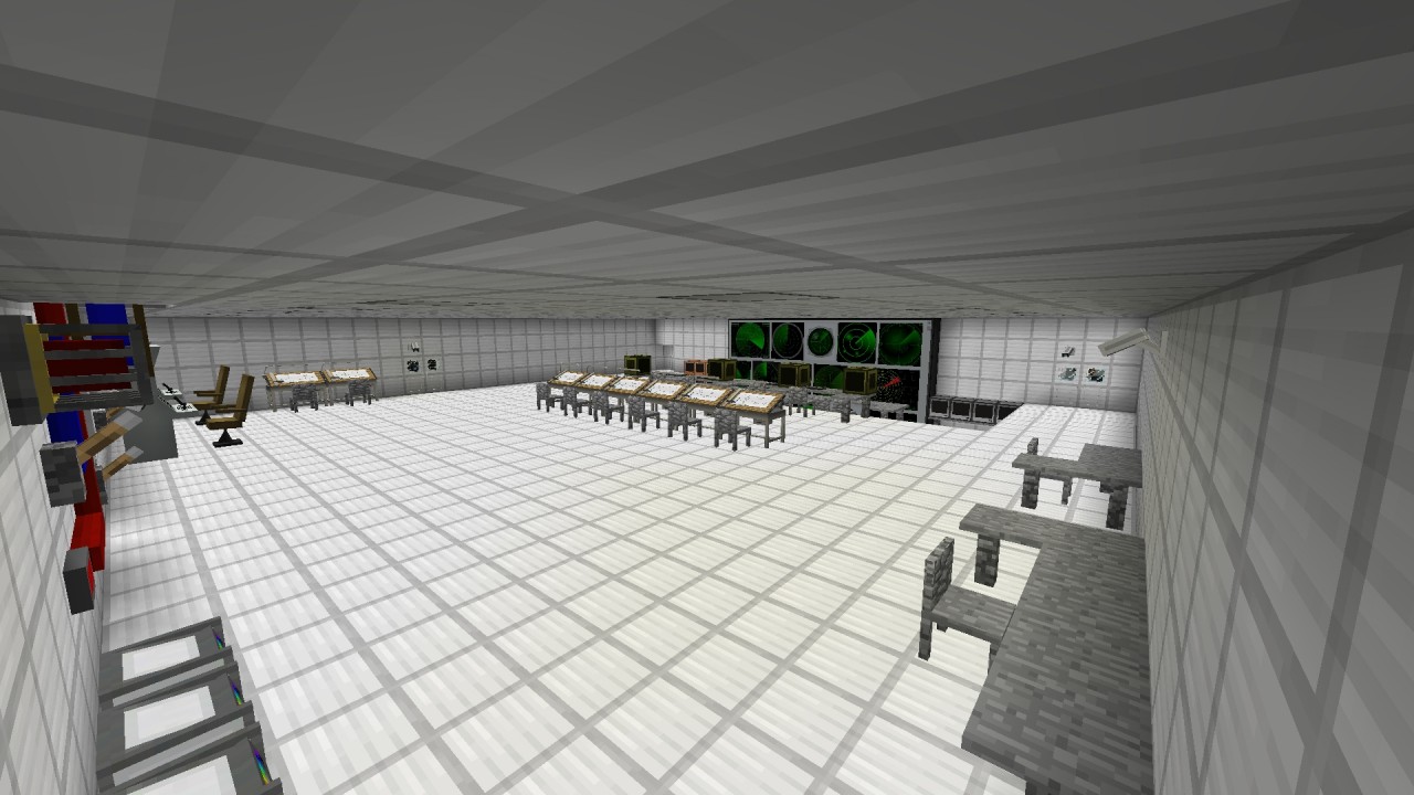 Large Military Base (With Mods) Minecraft Map