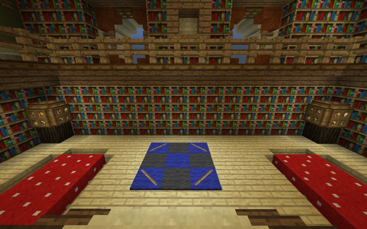 Desert Library Minecraft Map