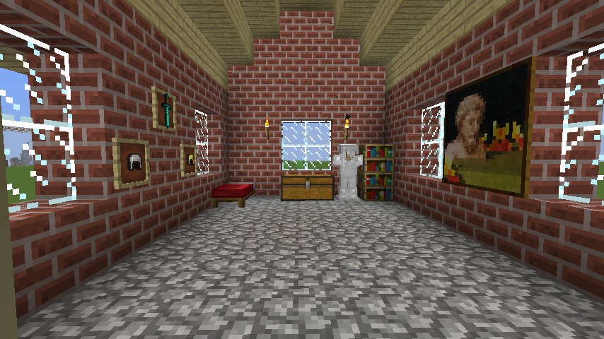 Simple Brick House Minecraft Map