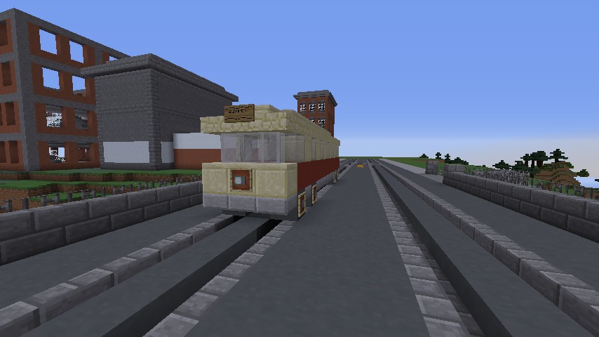 1950's City Streetcar Minecraft Map