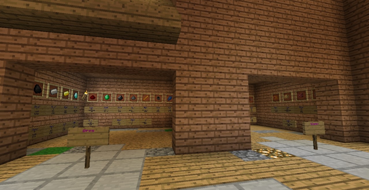 Server shop Minecraft Map