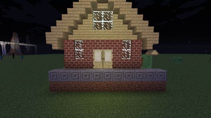 Simple Brick House Minecraft Map