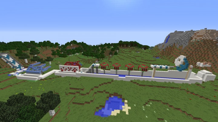 Wipeout round 1- The qualifier Minecraft Map