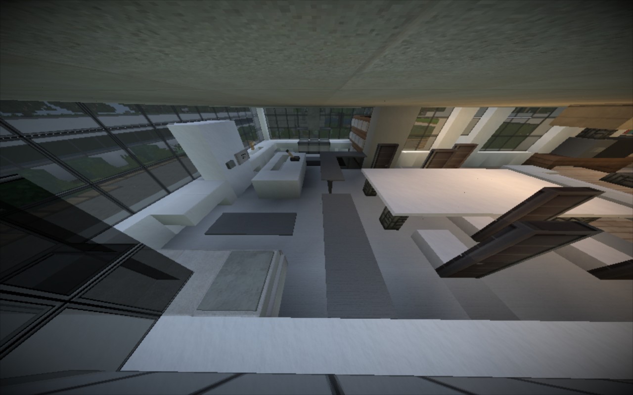 FoxRiver builds-Riverside Modern House 2 Minecraft Map