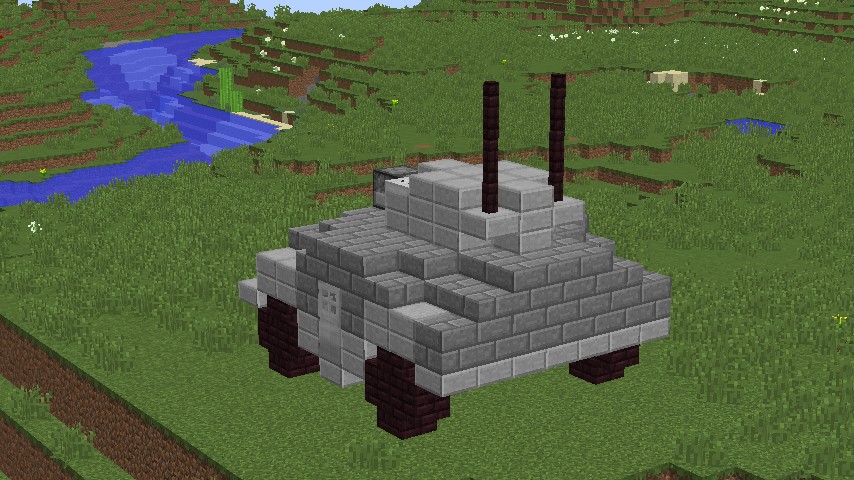 Alvis FV721 Fox Armoured Car Minecraft Map
