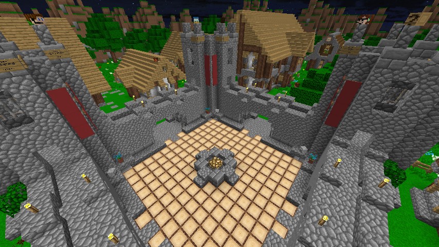 Medieval Server Spawn 1.8-1.9 Minecraft Map