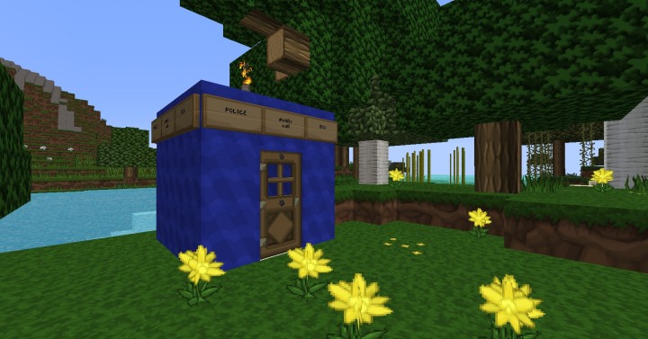 Vanilla Minecraft Custom TARDIS Minecraft Map