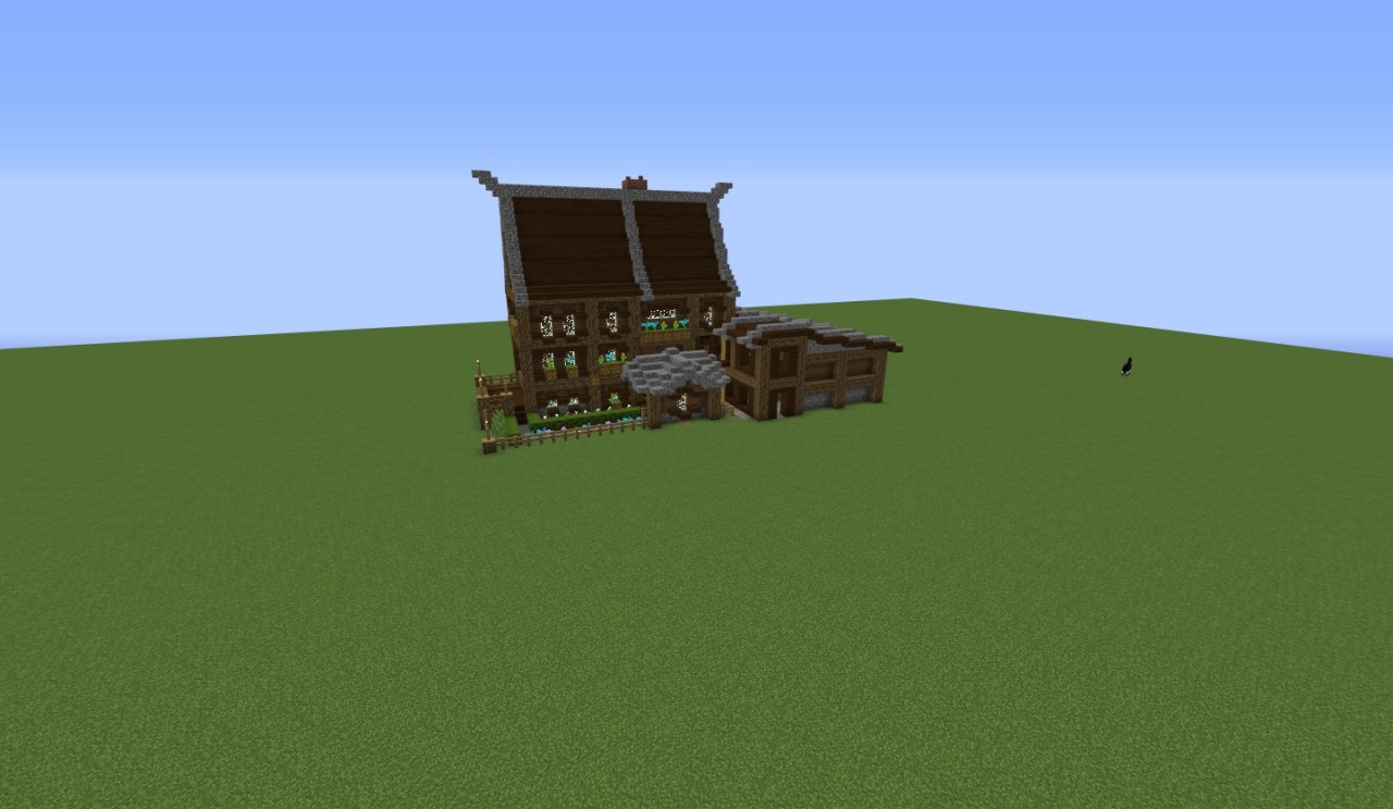 Rustic Mansion + Stable Minecraft Map
