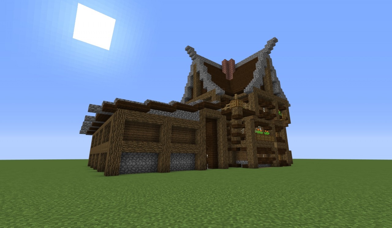 Rustic Mansion + Stable Minecraft Map