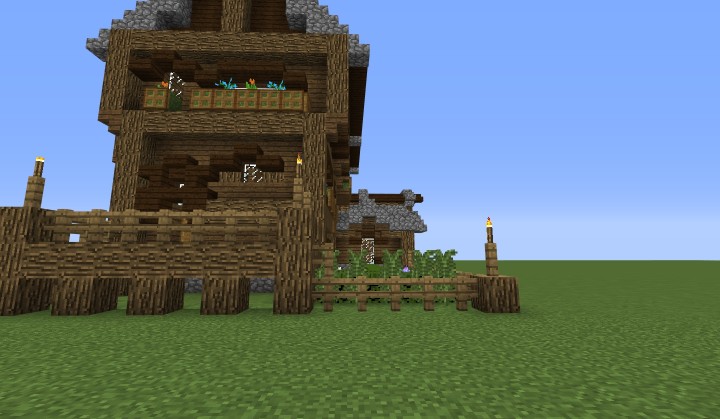 Rustic Mansion + Stable Minecraft Map