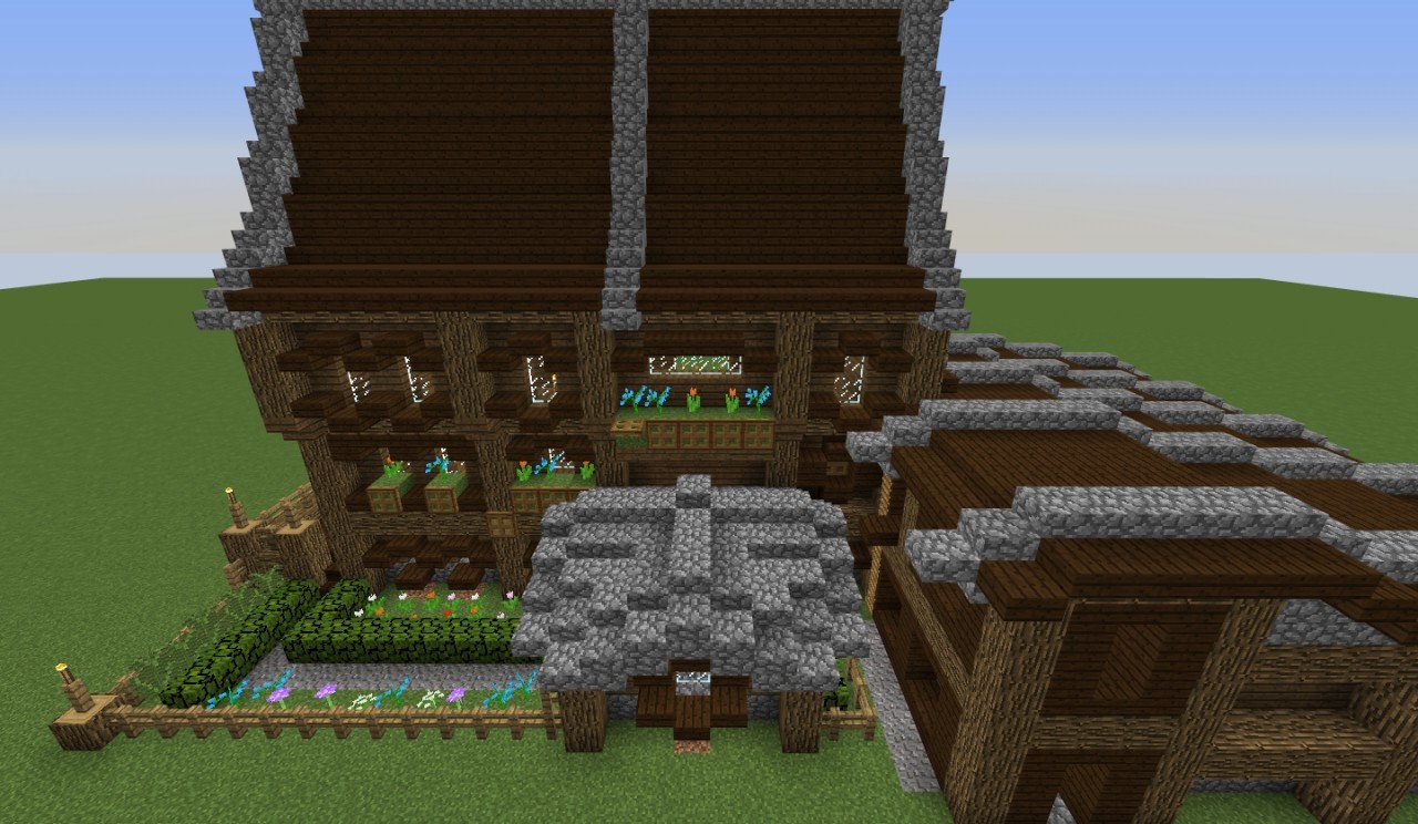 Rustic Mansion + Stable Minecraft Map