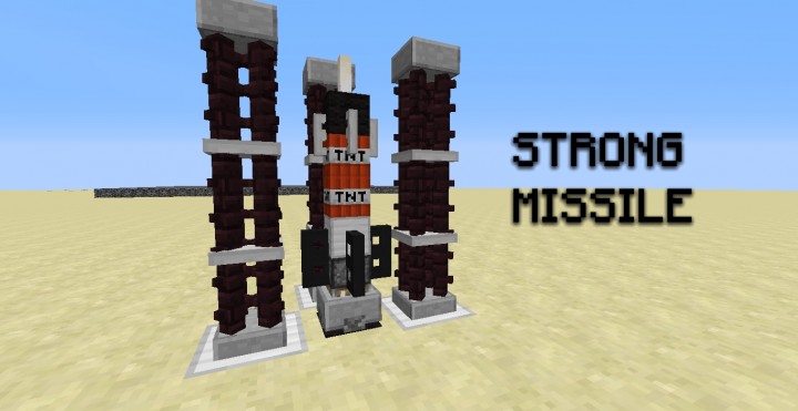 Minecraft ICBM in five commands (better upload and image) Minecraft Map