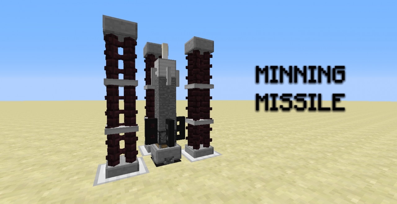Minecraft ICBM in five commands (better upload and image) Minecraft Map