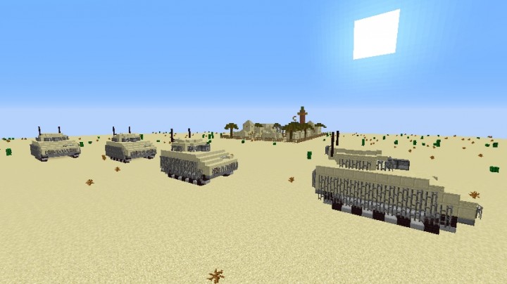 M113 APC/IFV (Desert Version) Minecraft Map