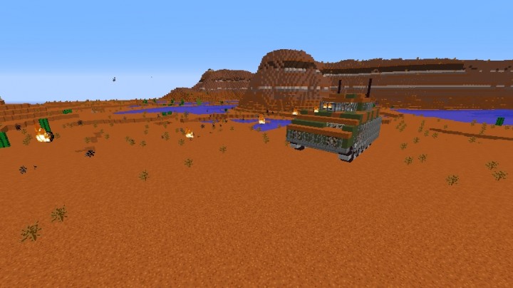 M113 APC/IFV (Summer Version) Minecraft Map
