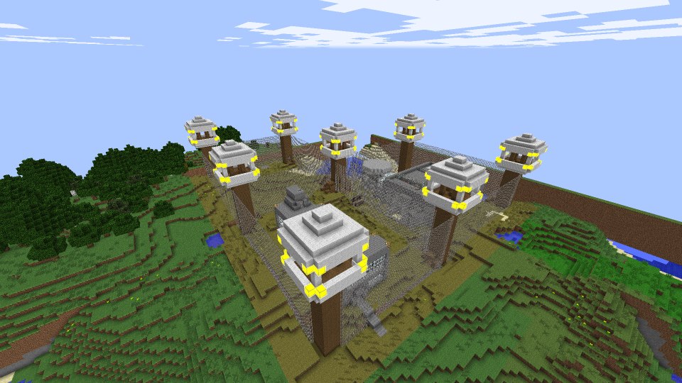 Quantum Brothers Spawn and Shops Minecraft Map