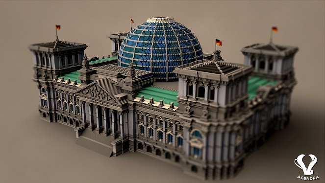 Berlin Reichstag Minecraft Map