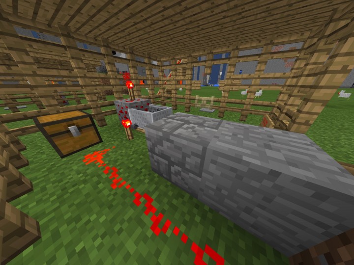 Redstone Active roller coaster thrill ride! Minecraft Map