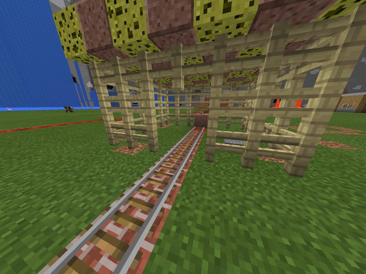 Splash n’ Swirl EXTREME!!! Roller coaster thrill ride! Minecraft Map