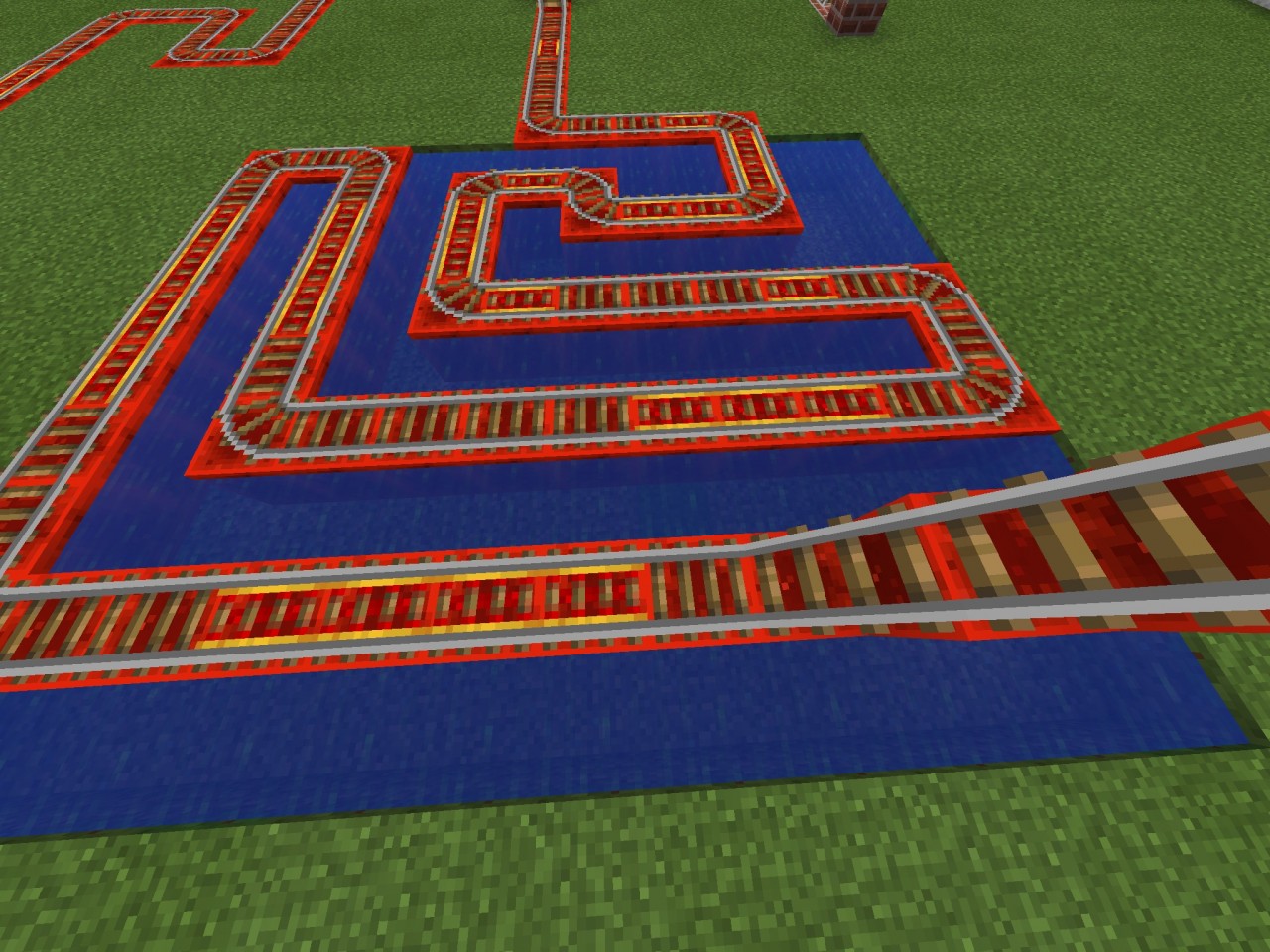 Splash n’ Swirl ORIGINAL roller coaster thrill ride Minecraft Map