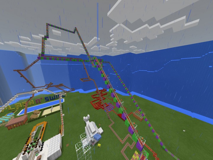 Medusa roller coaster thrill ride! Minecraft Map