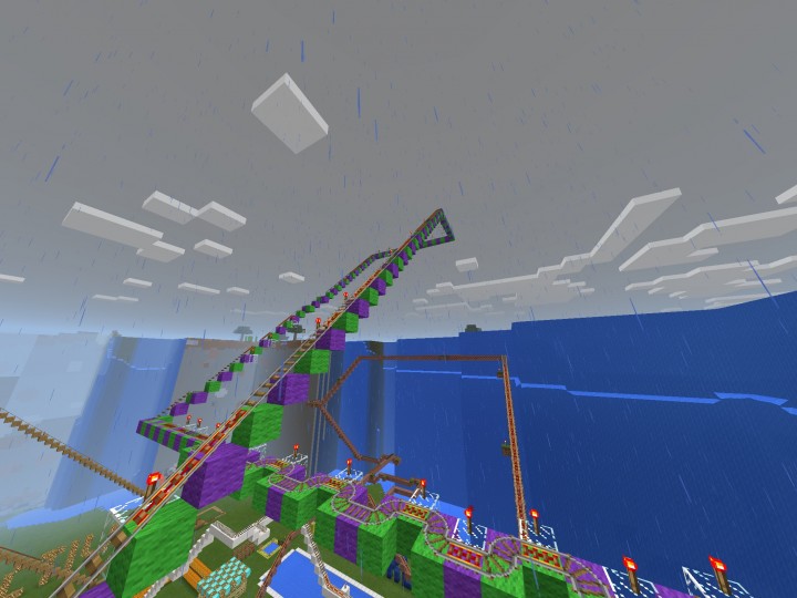 Medusa roller coaster thrill ride! Minecraft Map