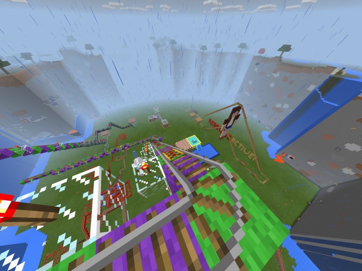 Medusa roller coaster thrill ride! Minecraft Map