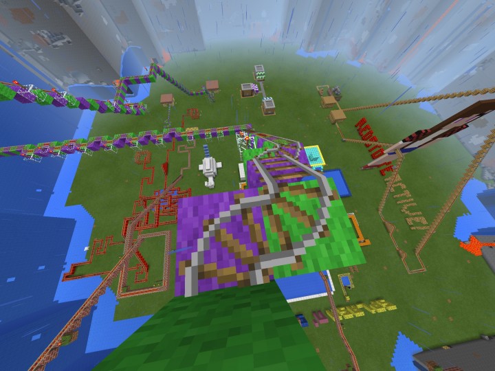 Medusa roller coaster thrill ride! Minecraft Map