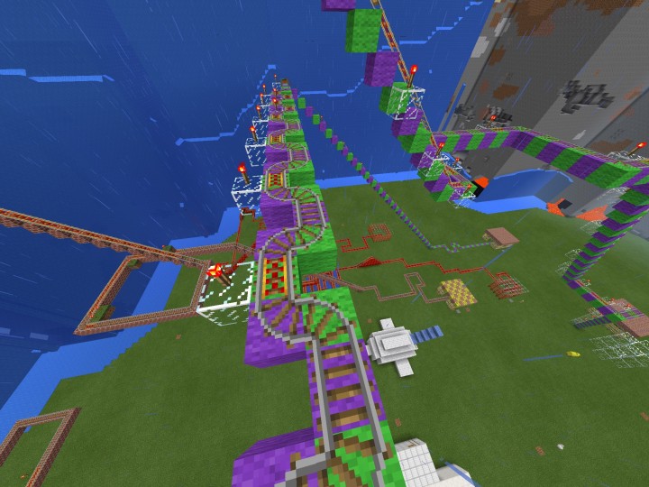 Medusa roller coaster thrill ride! Minecraft Map