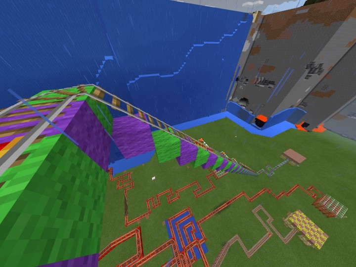 Medusa roller coaster thrill ride! Minecraft Map