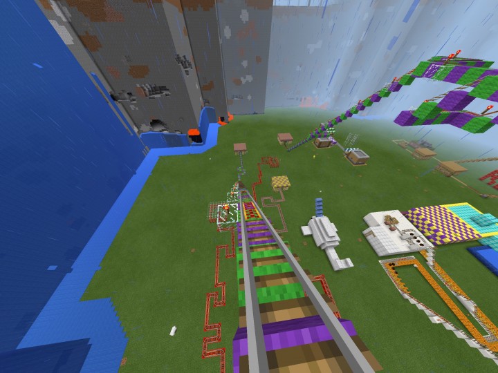 Medusa roller coaster thrill ride! Minecraft Map