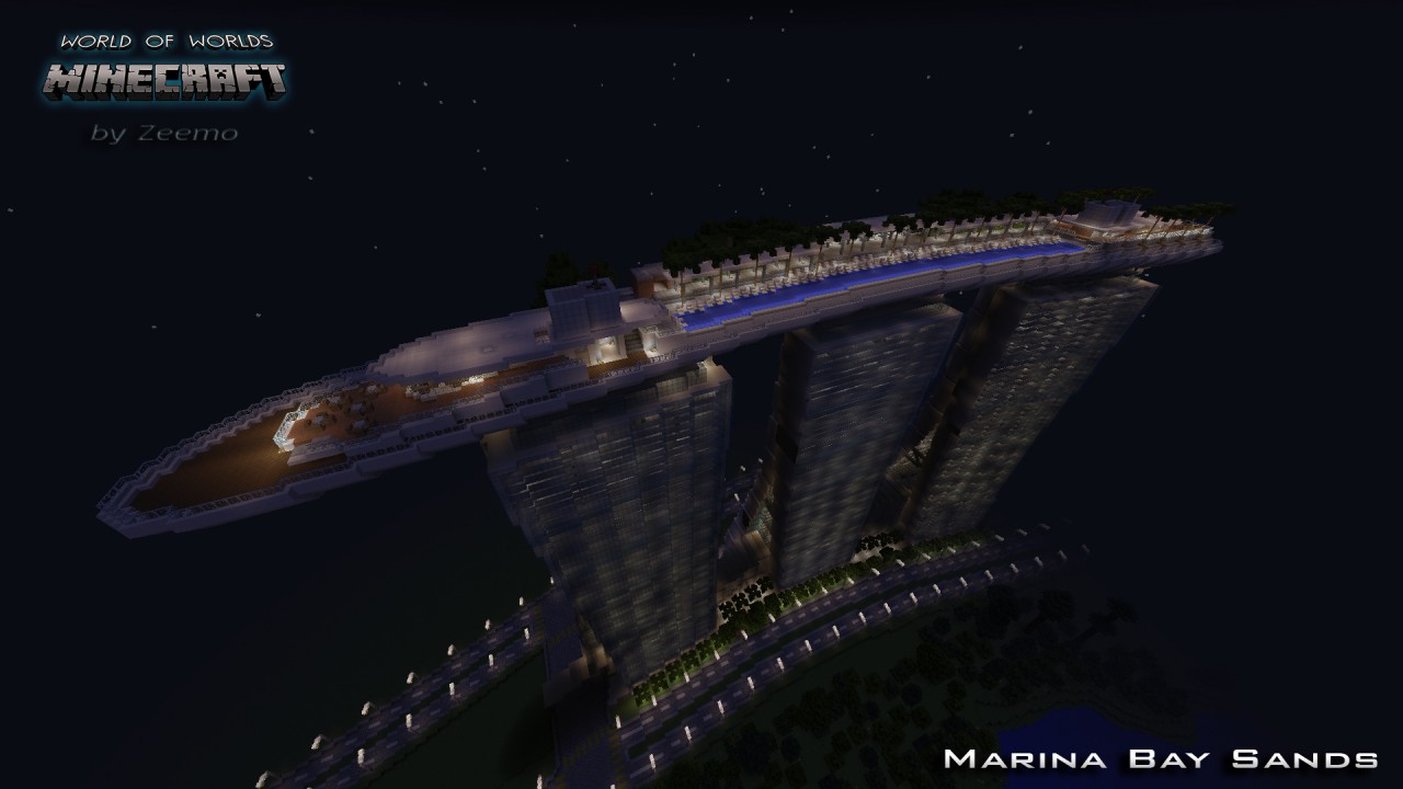 Singapore Marina Bay Sands Minecraft Map