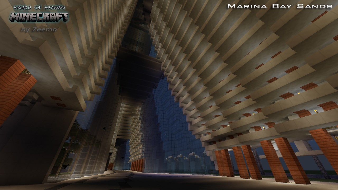 Singapore Marina Bay Sands Minecraft Map
