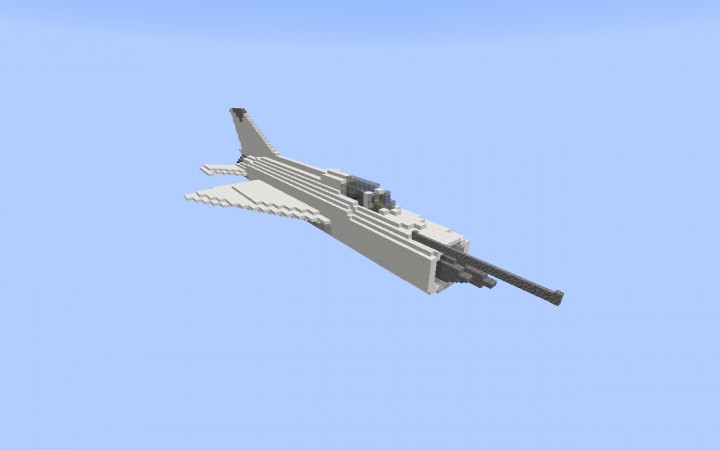 MiG-21 Fishbed [Scale 5:1] Minecraft Map