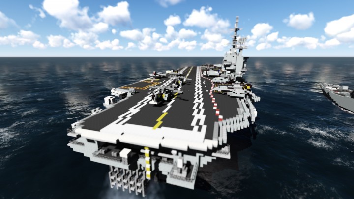 USS John C. Stennis CVN-74 [Nimitz class aircraft carrier, scale 1:1 ...