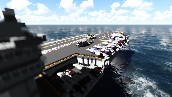 USS John C. Stennis CVN-74 [Nimitz class aircraft carrier, scale 1:1 ...