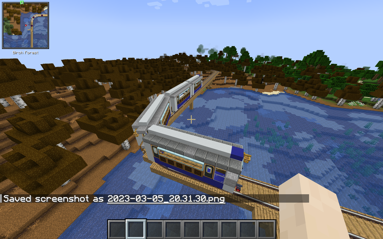 Large Functioning Train Network Minecraft Map